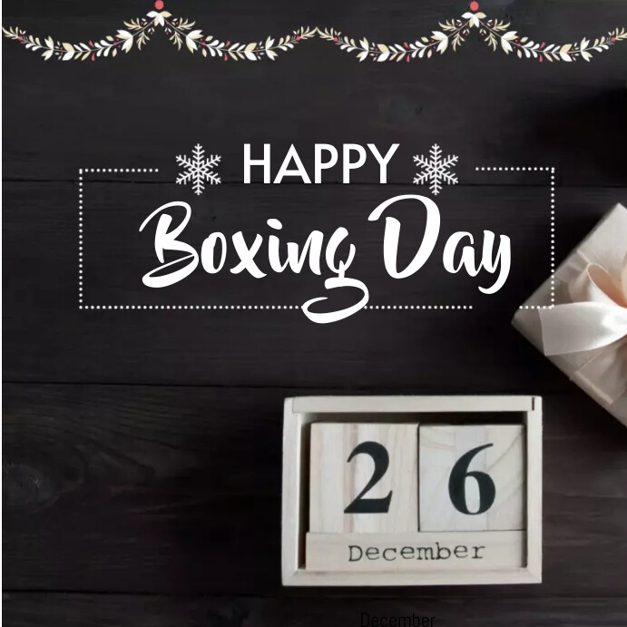 Plantilla de Boxing Day Instagram Post | PosterMyWall