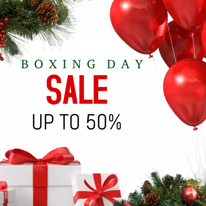 Boxing day new templates | PosterMyWall