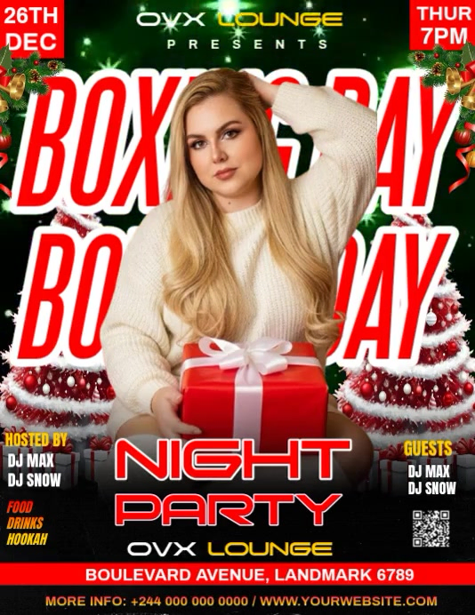 Boxing day party Template | PosterMyWall