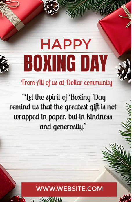 Boxing Day Promotion Template | PosterMyWall