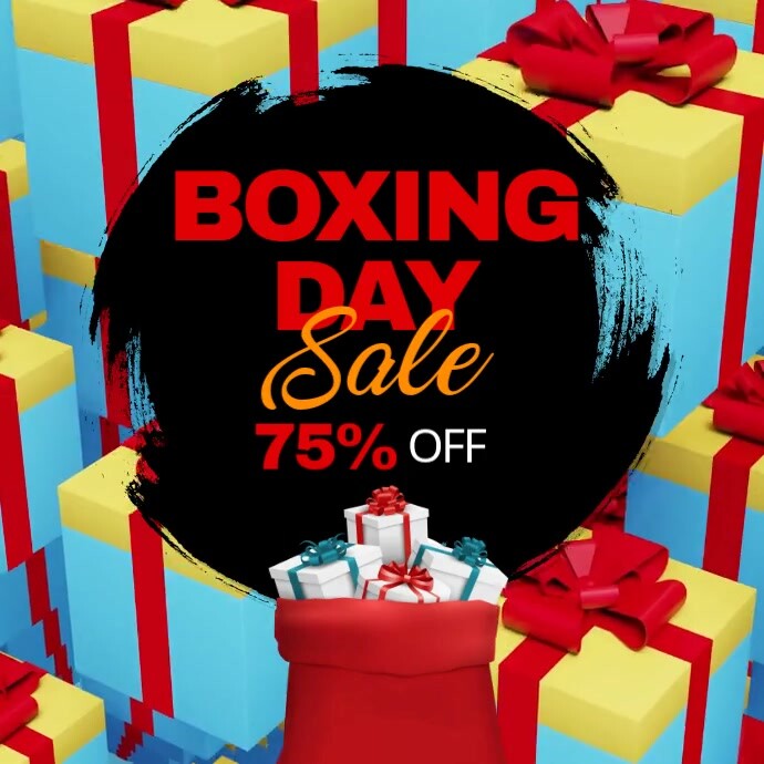Boxing Day Retail Banner Template | PosterMyWall