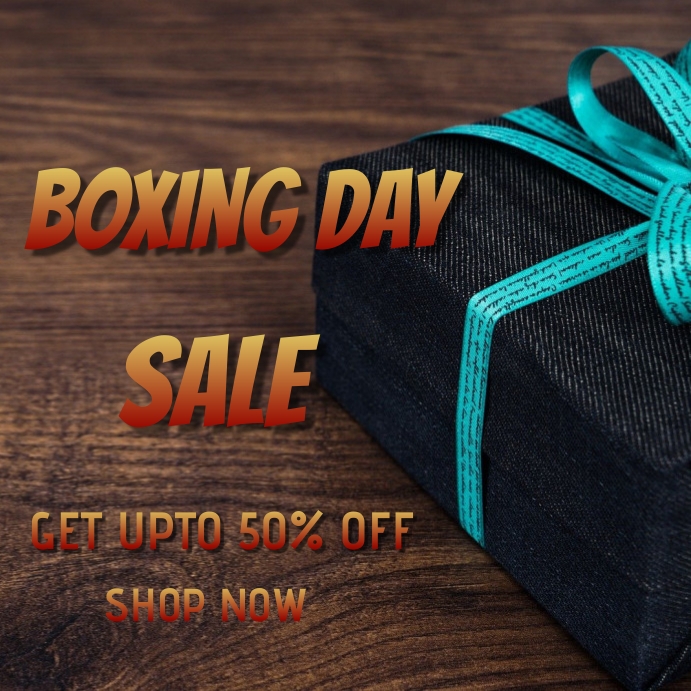 boxing day retail Template | PosterMyWall