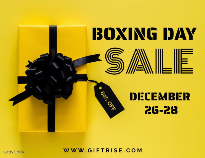 Boxing Day Retail Template | PosterMyWall