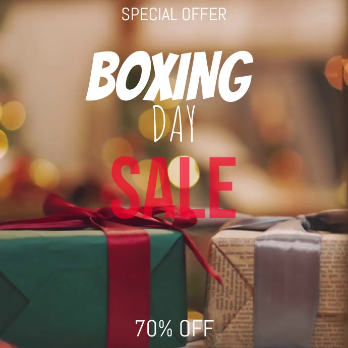 boxing day retail Template | PosterMyWall