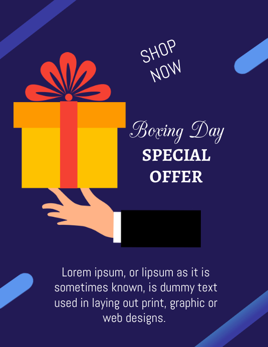 Copy of BOXING DAY RETAIL FLYER | PosterMyWall