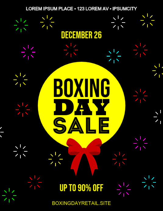 BOXING DAY RETAIL FLYER Template | PosterMyWall