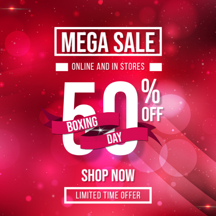 Boxing Day Retail Flyer Template | PosterMyWall