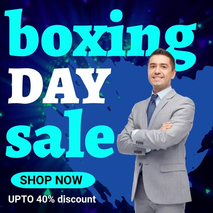 Plantilla de boxing day retail sale ads | PosterMyWall