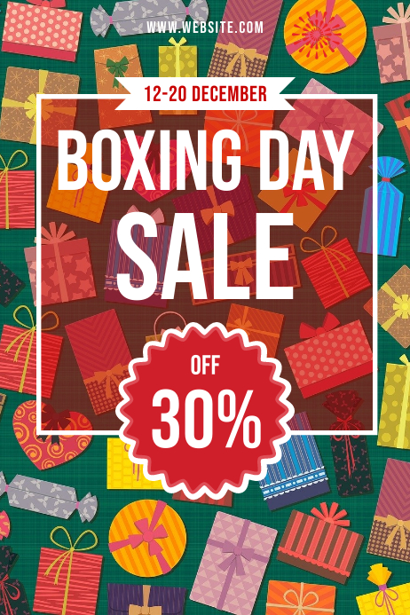BOXING DAY SALE 018 Template | PosterMyWall