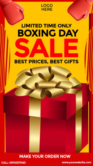 Boxing Day Sale Ad Template | PosterMyWall
