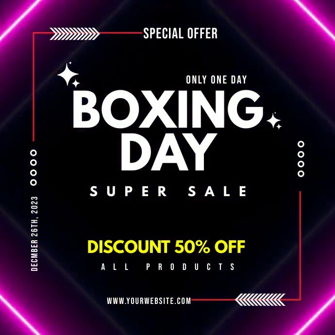 Boxing Day Sale Template | PosterMyWall