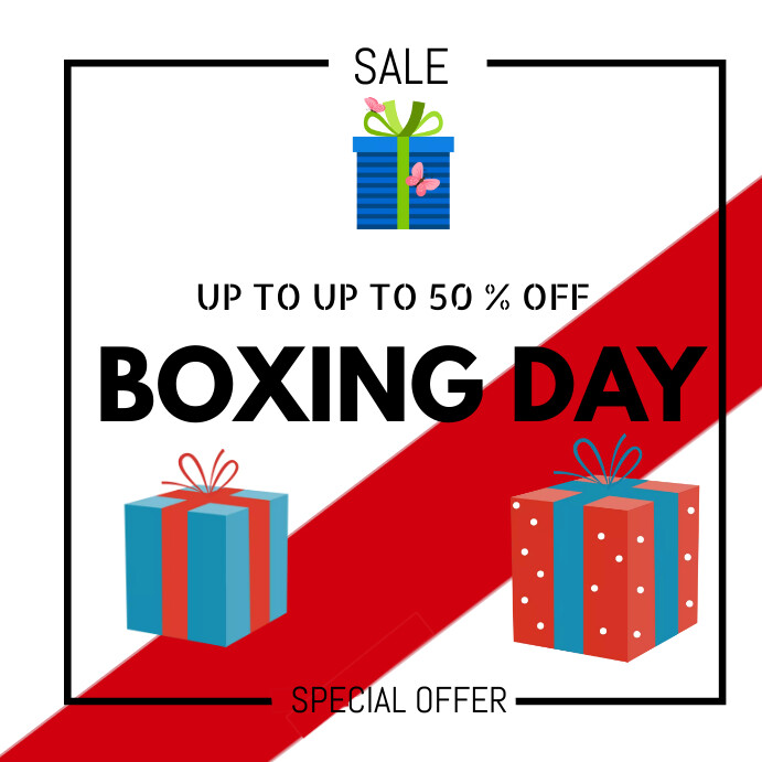 Boxing Day Sale Template | PosterMyWall