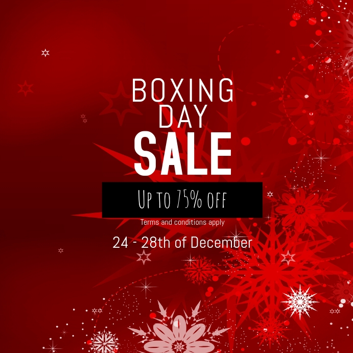 Boxing Day Sale Template | PosterMyWall