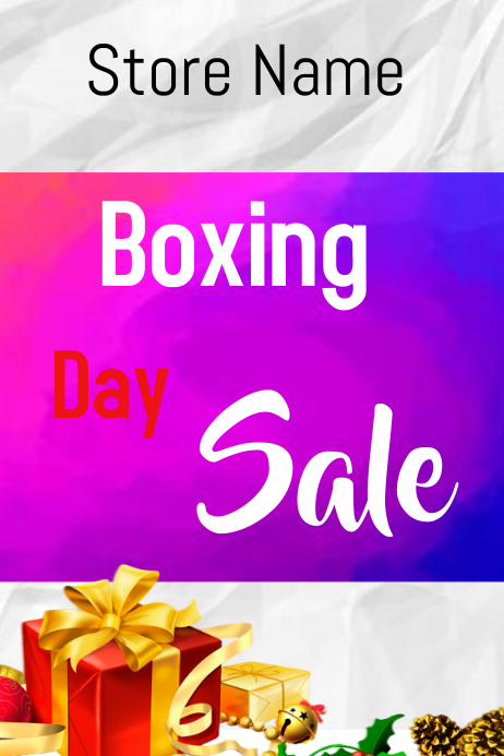 Boxing day sale Template | PosterMyWall