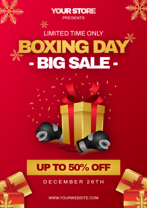 Boxing Day Sale Template | PosterMyWall