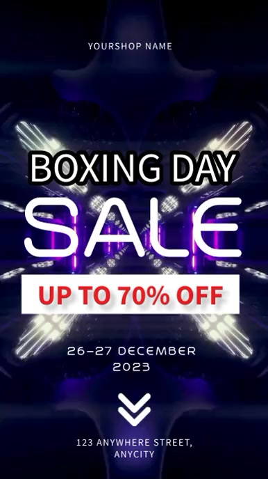 Boxing Day Sale Template | PosterMyWall