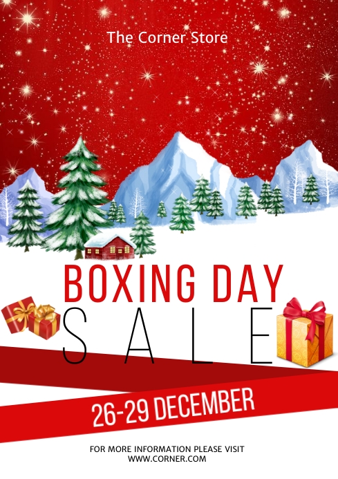 Boxing Day Sale Template | PosterMyWall