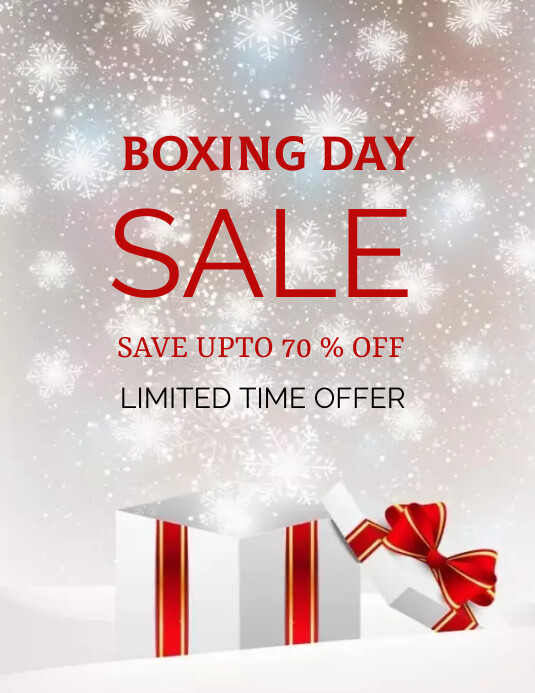 Boxing Day Sale Template | PosterMyWall