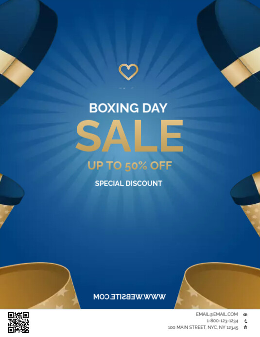 Boxing Day Sale Template | PosterMyWall