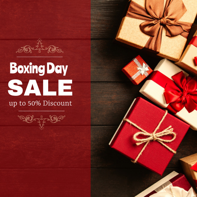 Boxing Day sale Template | PosterMyWall