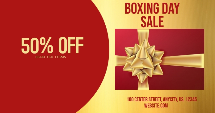 Boxing Day Sale Template | PosterMyWall