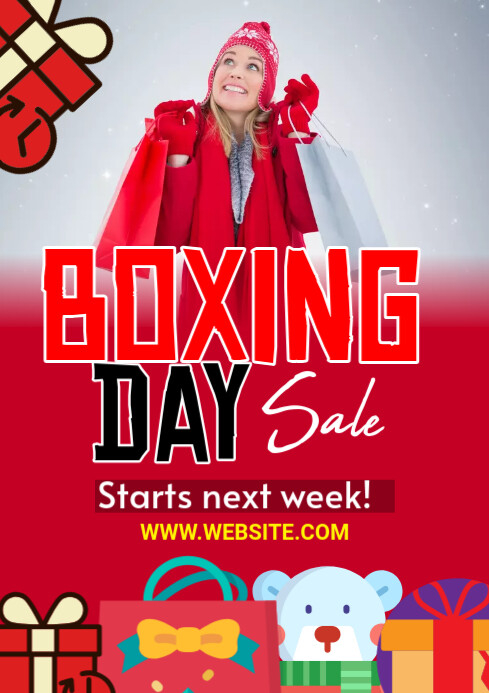 Boxing Day Sale Flyer Template | PosterMyWall