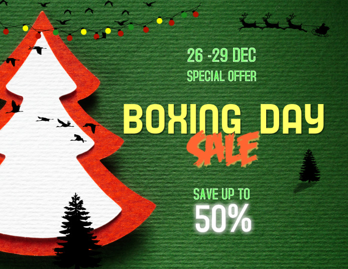 BOXING DAY SALE FLYER Template | PosterMyWall