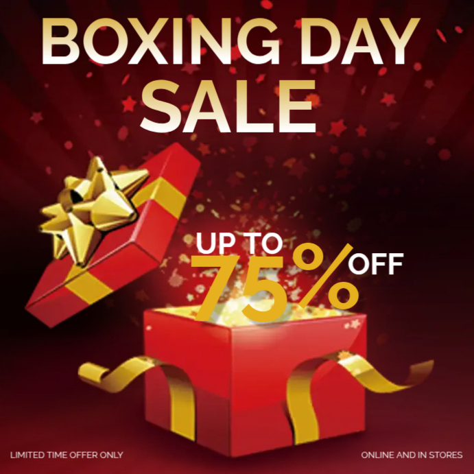 Boxing Day Sale Flyer Template | PosterMyWall