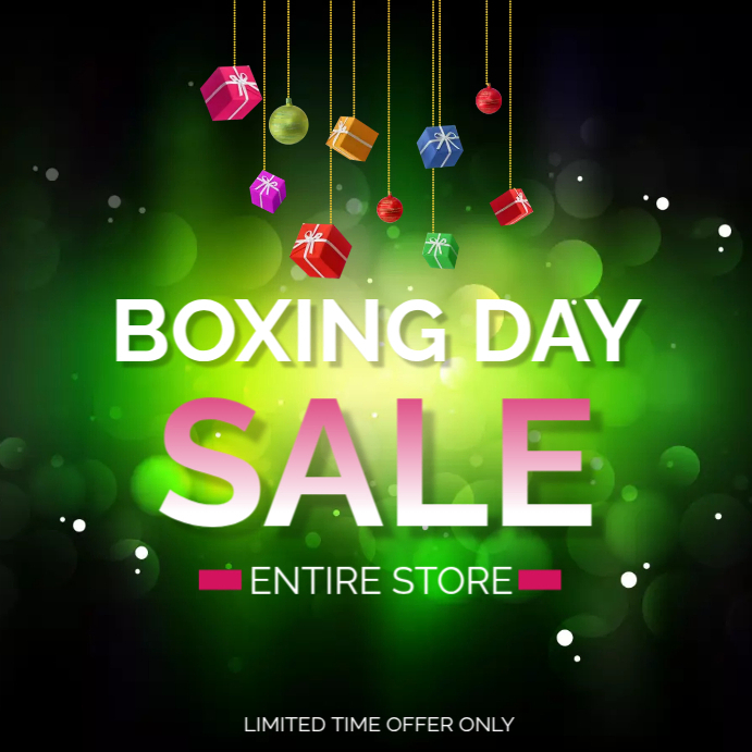 Boxing Day Sale Flyer Template | PosterMyWall