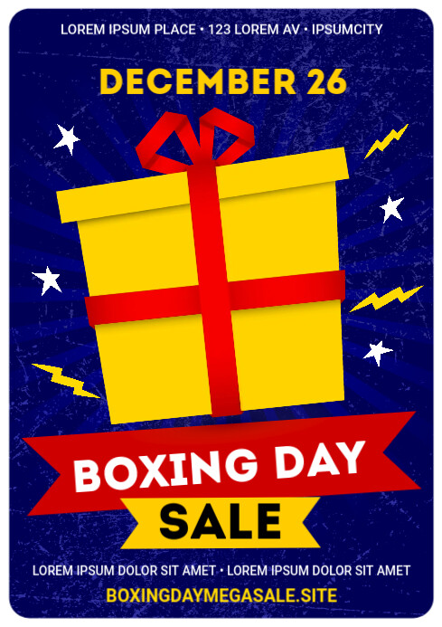 BOXING DAY SALE POSTER Template | PosterMyWall