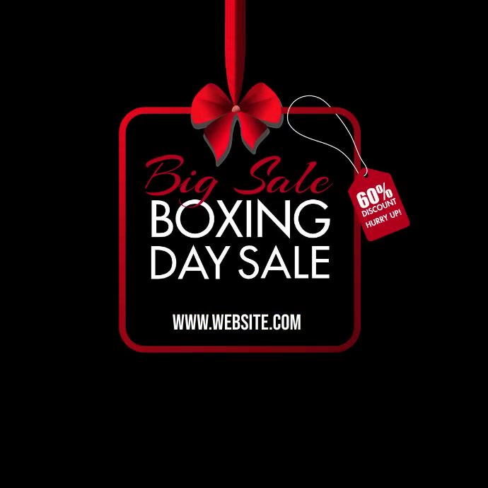 Boxing Day Sale Template | PosterMyWall