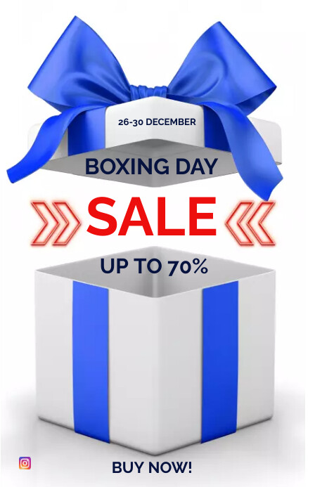 BOXING DAY SALE/RETAIL DESIGN TEMPLATE -DECEM | PosterMyWall