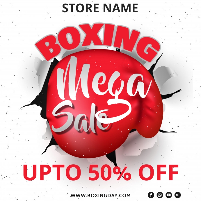 Boxing Day Sale Template | PosterMyWall