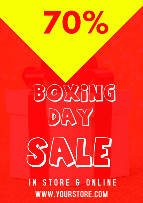 BOXING DAY SALE TEMPLATE | PosterMyWall