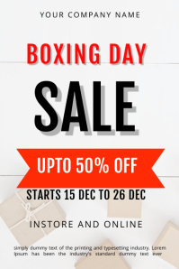 Boxing Day Flyer Template | PosterMyWall