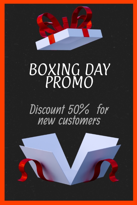 BOXING DAY SALE TEMPLATE | PosterMyWall