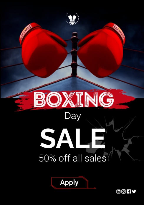 Boxing Day sales Template | PosterMyWall