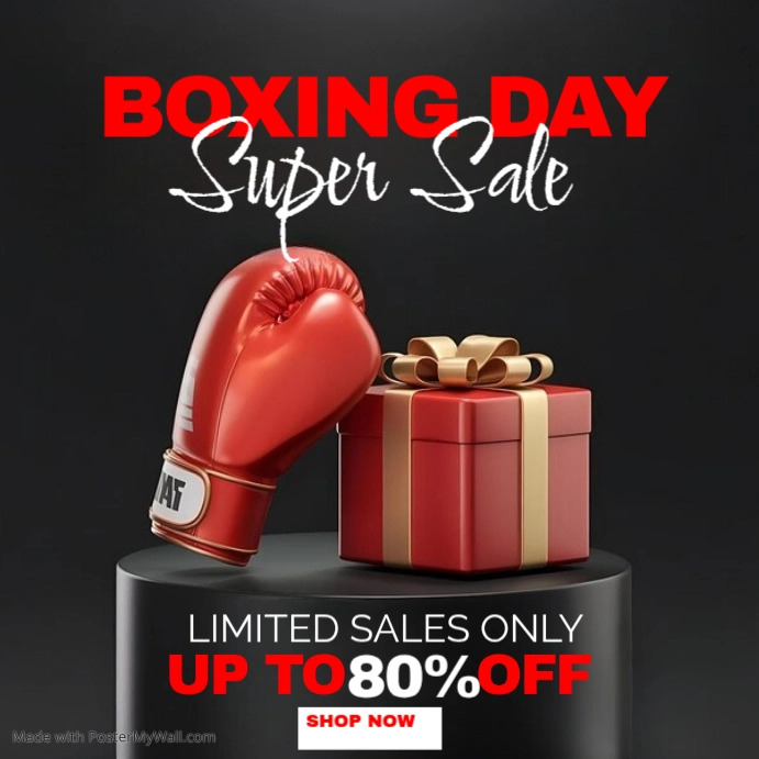 Boxing day sales Template | PosterMyWall