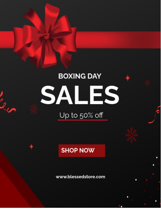 Boxing day sales Template | PosterMyWall