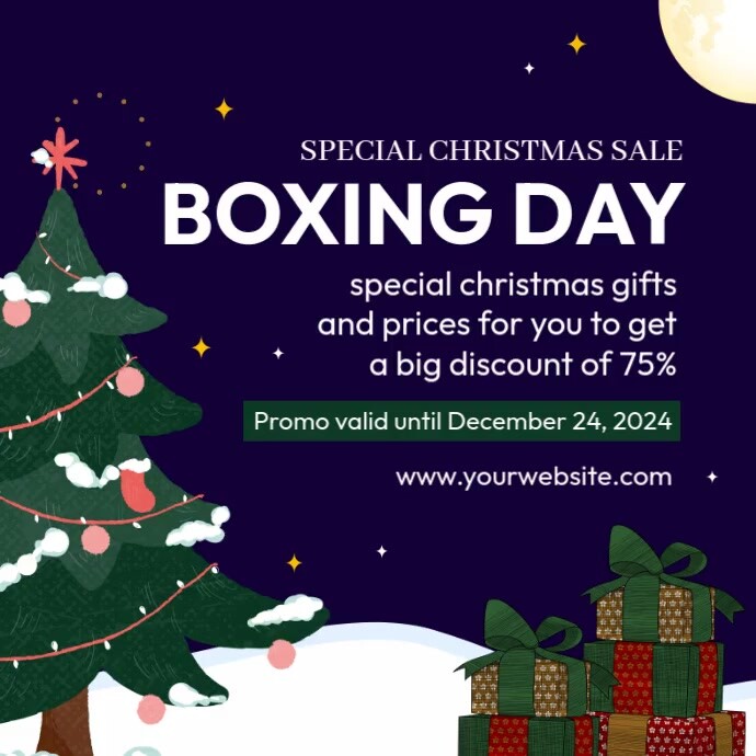 Boxing Day Special Offer Template | PosterMyWall