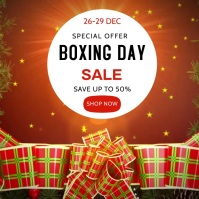 Boxing Day Sale Video Ad Template | PosterMyWall
