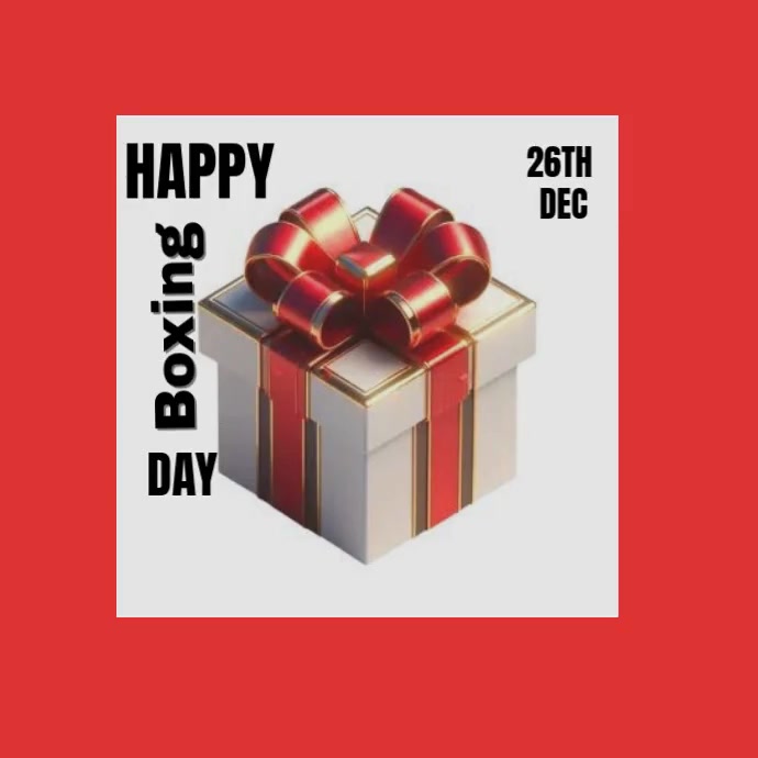 Boxing day. Template | PosterMyWall