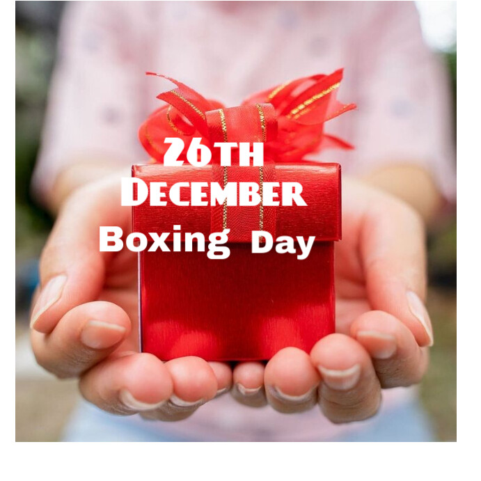 Boxing day. Template | PosterMyWall
