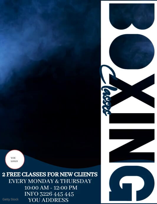 BOXING Template | PosterMyWall