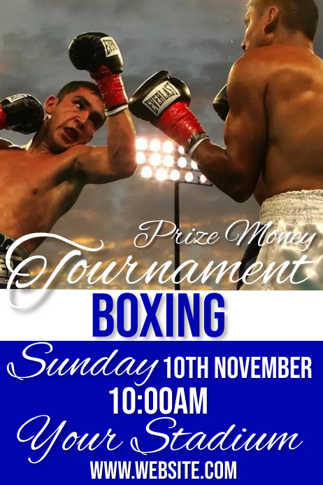boxing Template | PosterMyWall