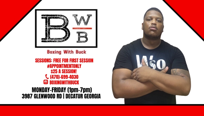 BOXING Template | PosterMyWall