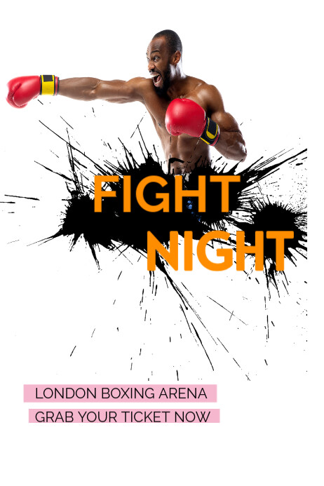 BOXING Template | PosterMyWall