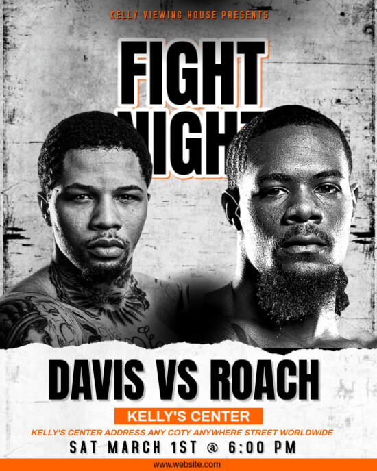 Boxing fight Template | PosterMyWall
