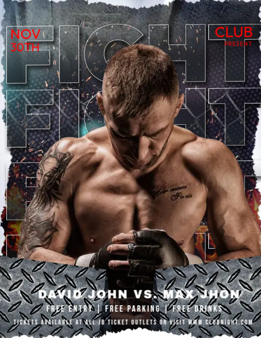 Boxing Fight Template | PosterMyWall
