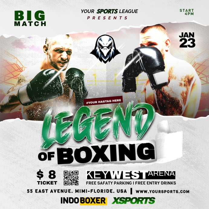 Boxing Flyers design Template | PosterMyWall